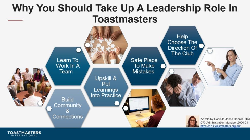DLT Series: Why You Should Take Up A Leadership Role In Toastmasters ...